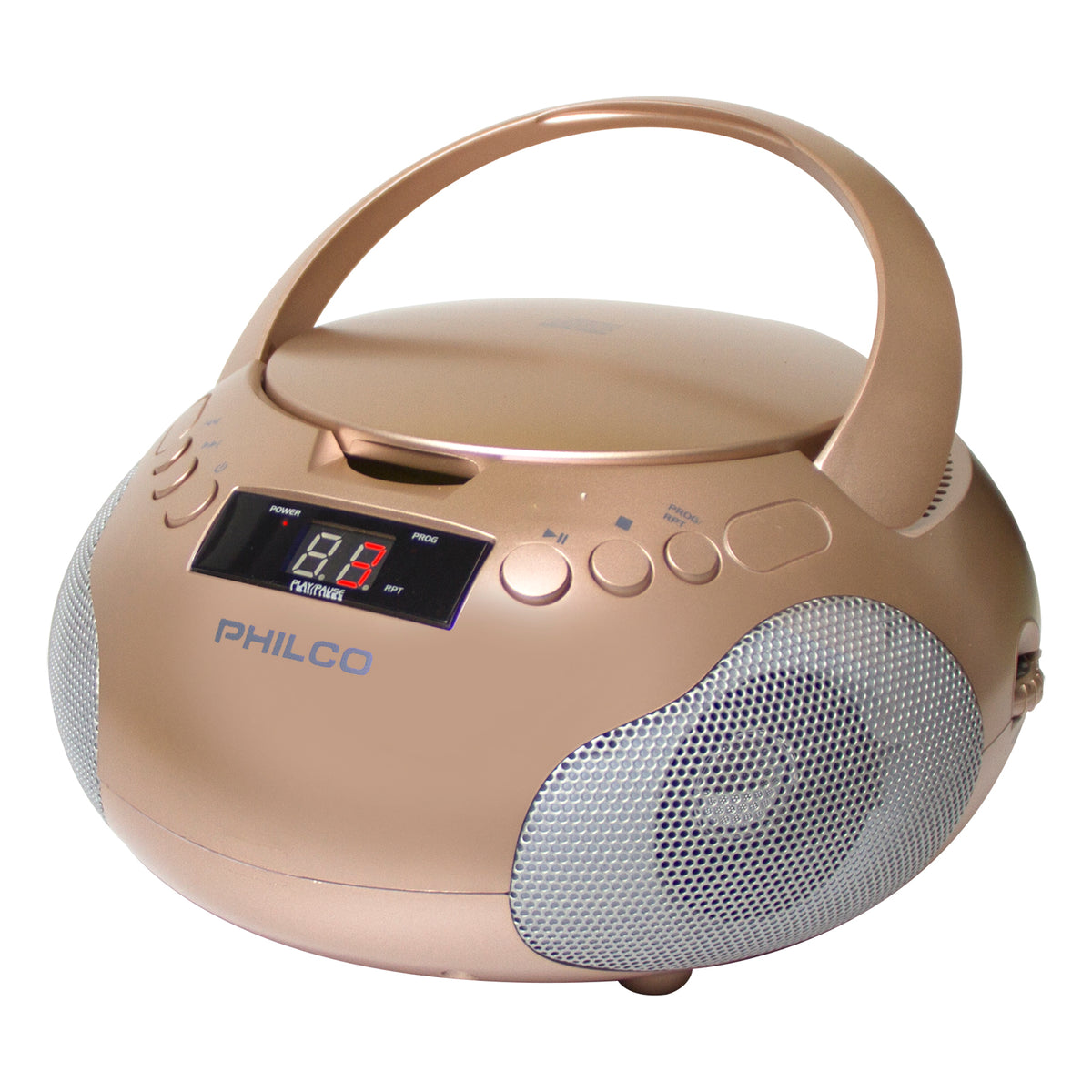 Philco PBB1005 Portable CD Player Boombox with Speakers and AM FM Radi ...